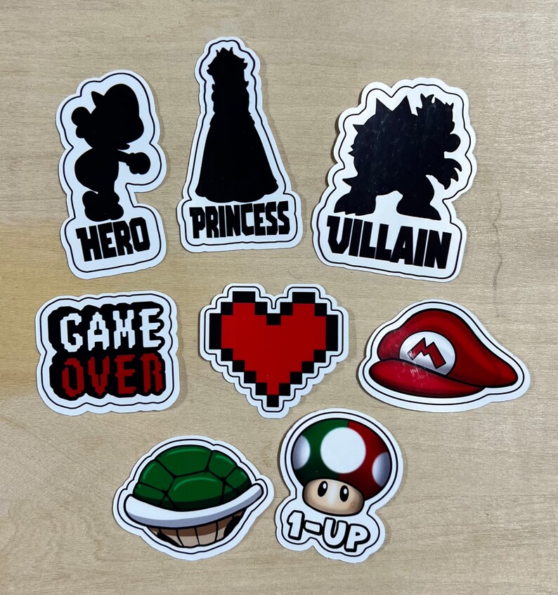 Video Game Sticker Pack Retro Video Game Stickers Computer - Etsy