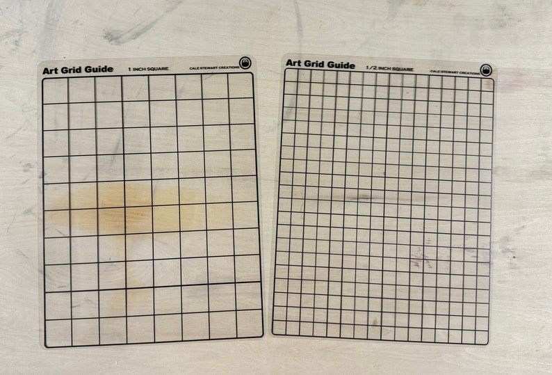 Transparent Drawing Grid Overlay 8.5x11 Full Size Sheet - Etsy