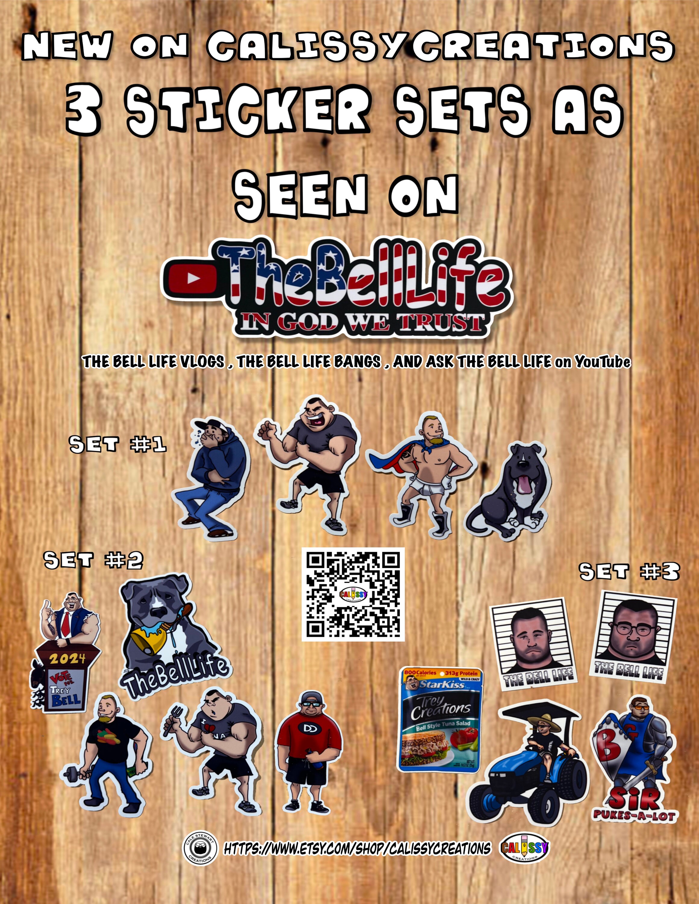 The Bell Life Sticker Collection Set 2 Pack of 5 Stickers, Journal Book ...