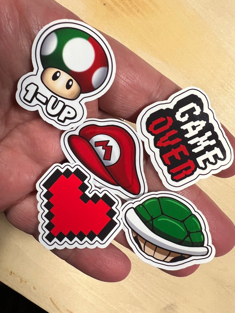 Video Game Sticker Pack Retro Video Game Stickers Computer - Etsy