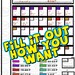 Printable Digital Temperature Chart, Template, Color Project Printable ...