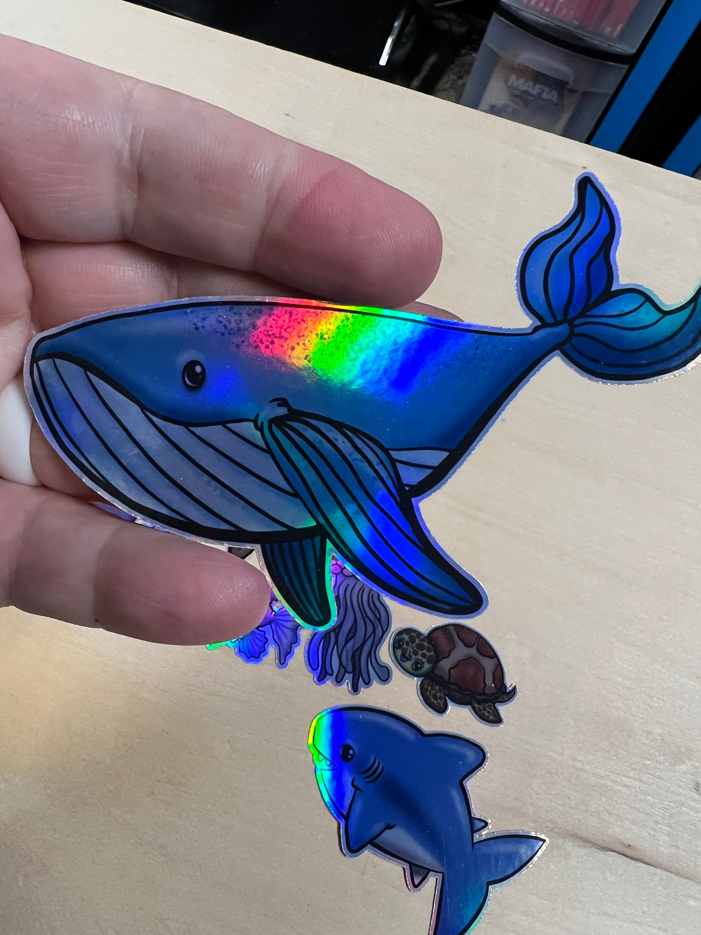 Ocean Sticker Pack Whale Sea Creators Stickers - Etsy