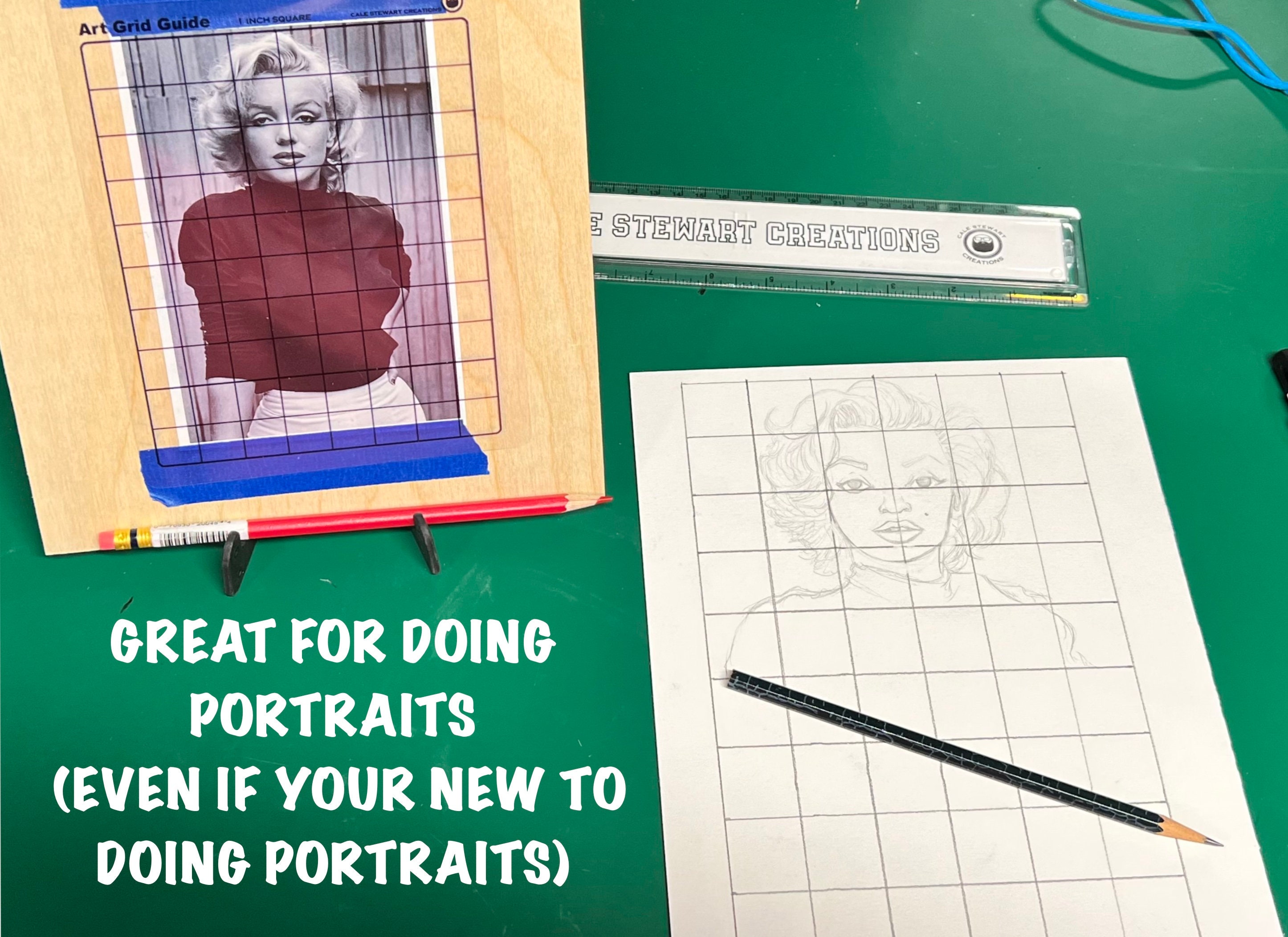 Transparent Drawing Grid Overlay - Etsy