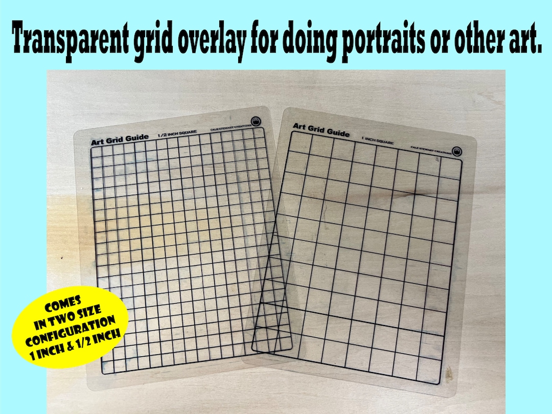 Transparent Drawing Grid Overlay - Etsy