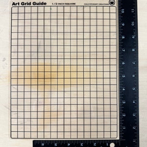 Grid Overlay 8.5x11 Full Size Sheet Transparent Sheet - Etsy