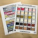 Printable Color Swatch Chart- 12 Colors, Blank, Swatch Chart for ...