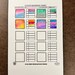 Printable Color Blend Chart (square) - 10 Colors, Blank, Swatch Chart ...