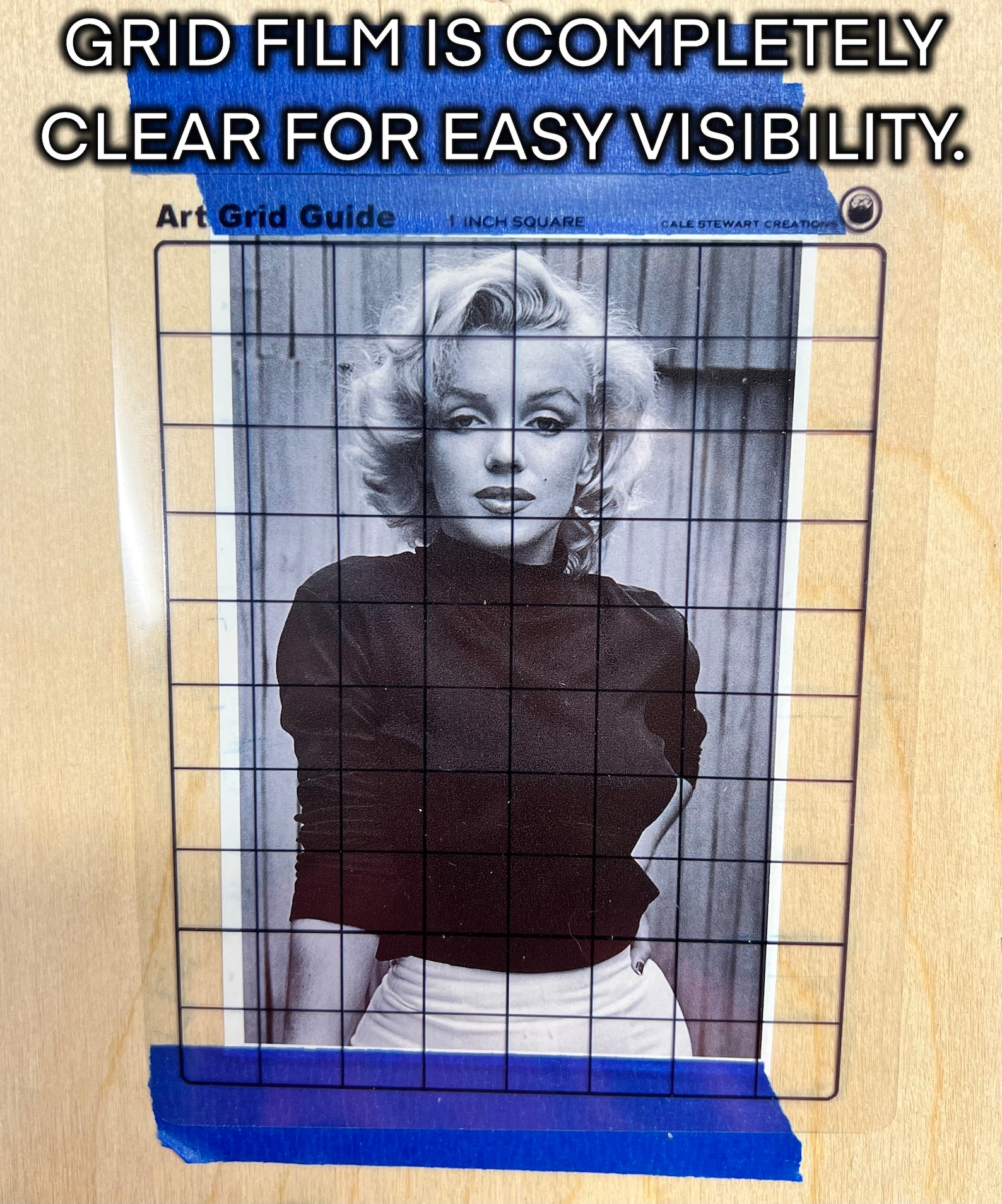 Digital Download for Printable Transparent Drawing Grid Overlay - Etsy