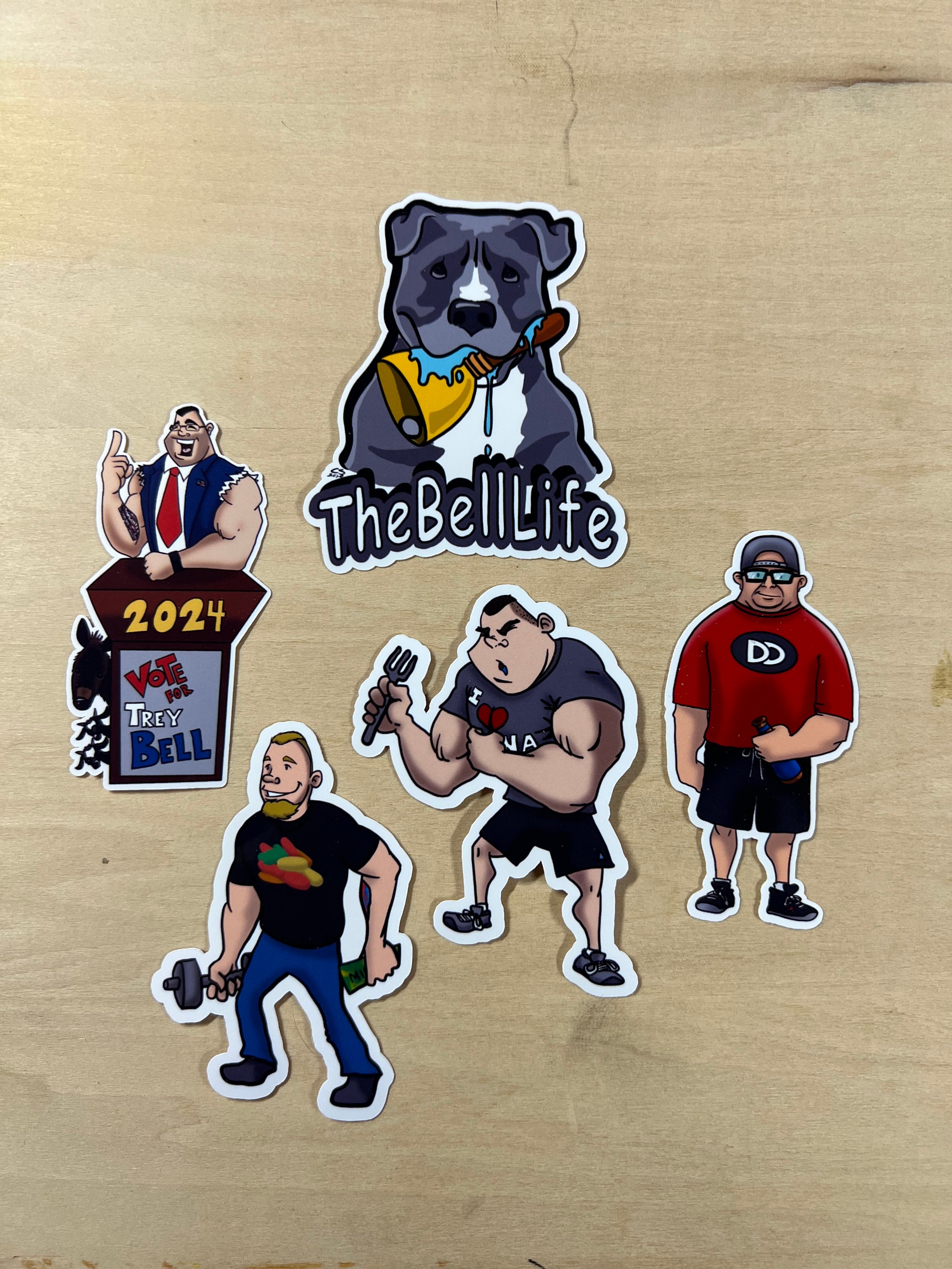 The Bell Life Sticker Collection Set 2 Pack of 5 Stickers, Journal Book ...