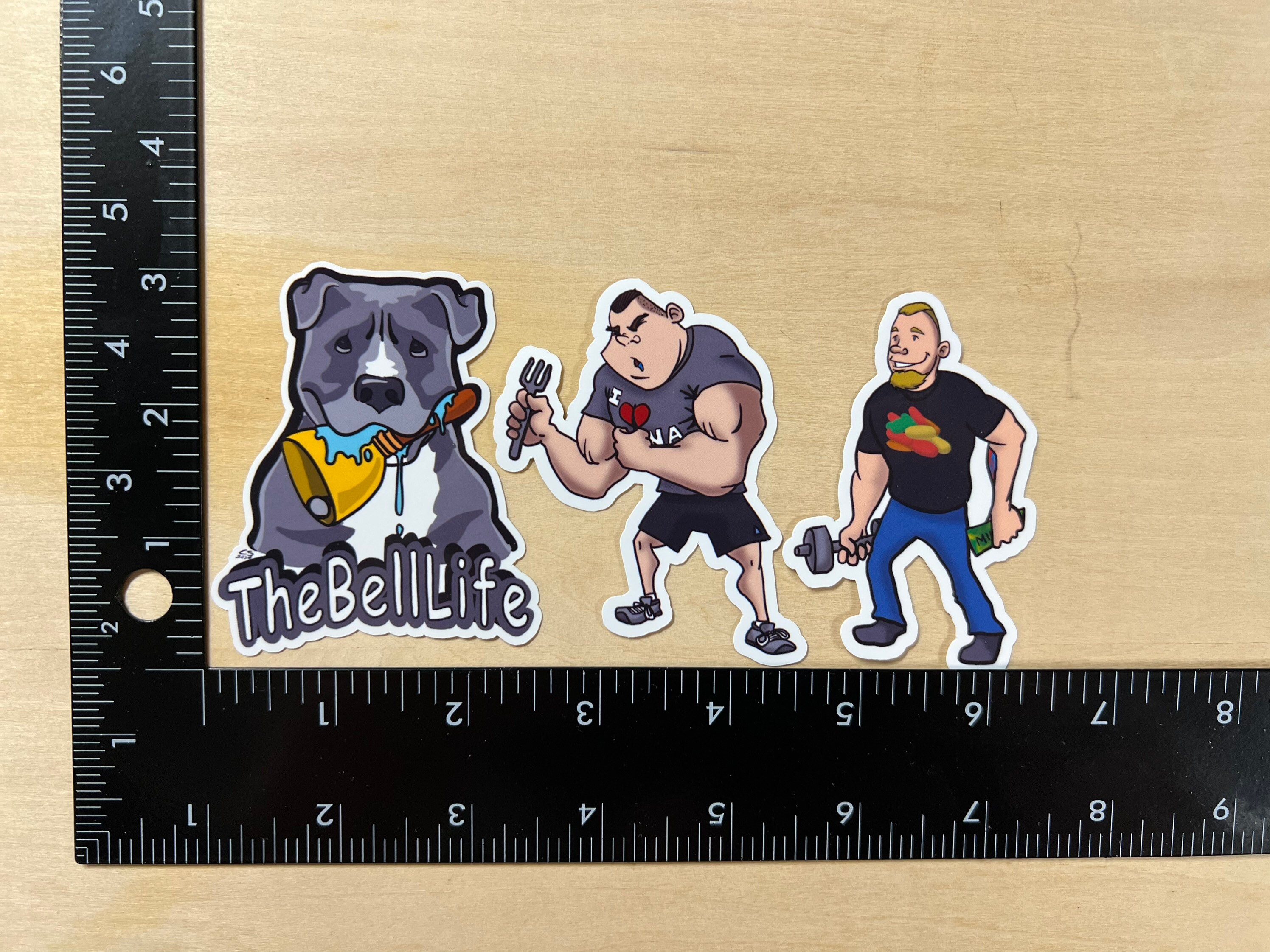 The Bell Life Sticker Collection Set 2 Pack of 5 Stickers, Journal Book ...