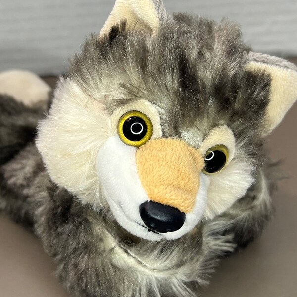 Stuffed Wolf - Etsy