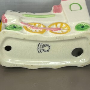 Vintage MCM Ceramic Hand Painted Train Bank Made in Japan - Etsy