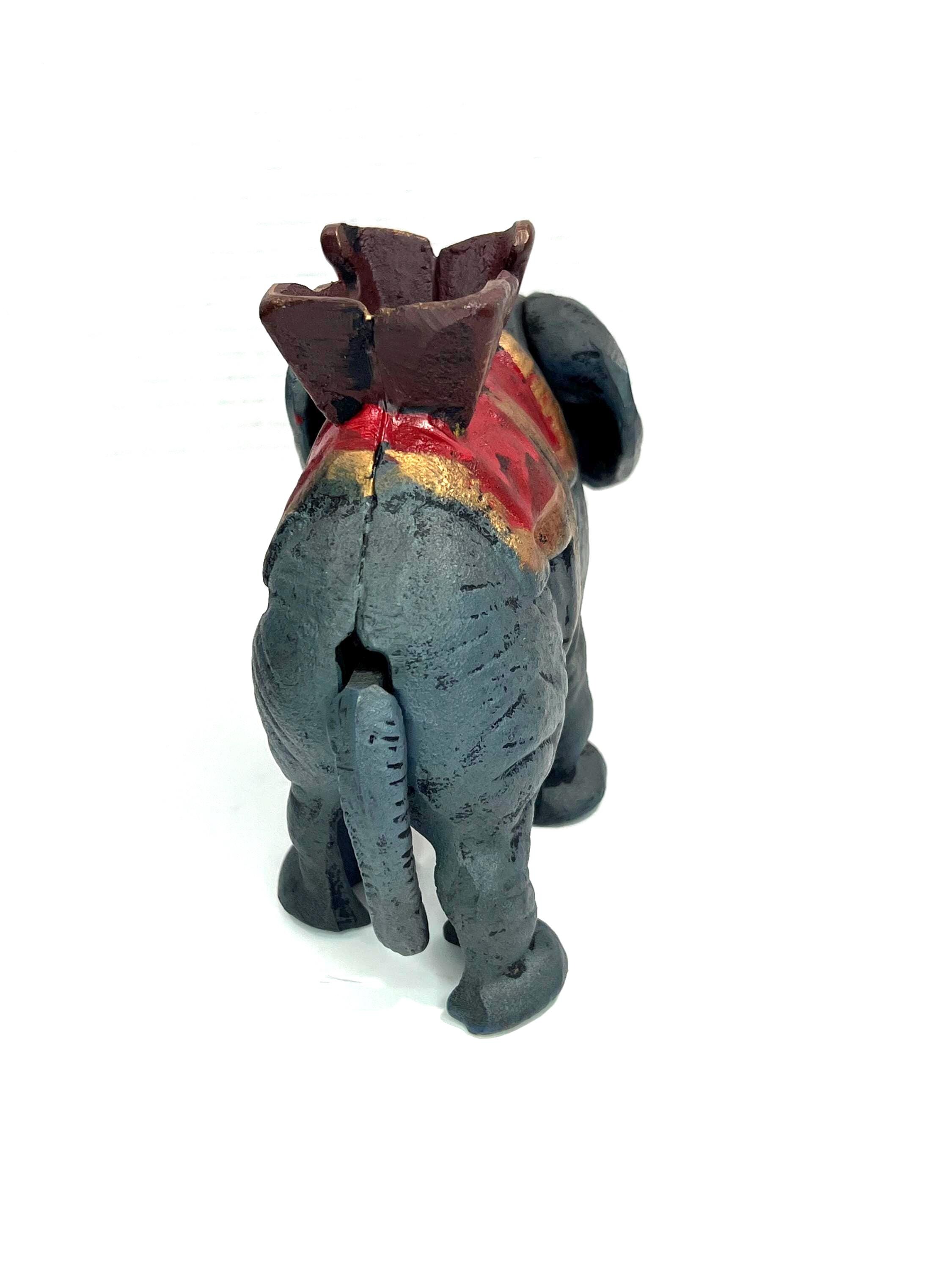 Vintage Cast Iron Elephant Mechanical Action Coin Bank 1930s - Etsy