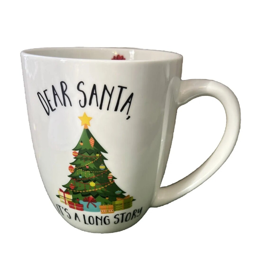 Crofton Bone China 16 Oz Dear Santa It’s a Long Story Coffee Tea Mug - Etsy