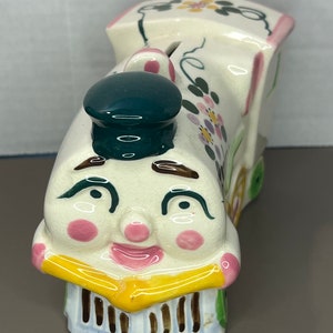 Vintage MCM Ceramic Hand Painted Train Bank Made in Japan - Etsy