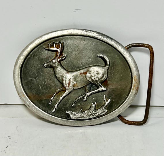 Vintage Pilgrim and Puritan Pewter Belt Buckles Desig… - Gem