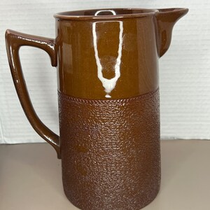 Rare Vintage Sadler Brown Glazed Ceramic Coffee Pot With Pebbled ...