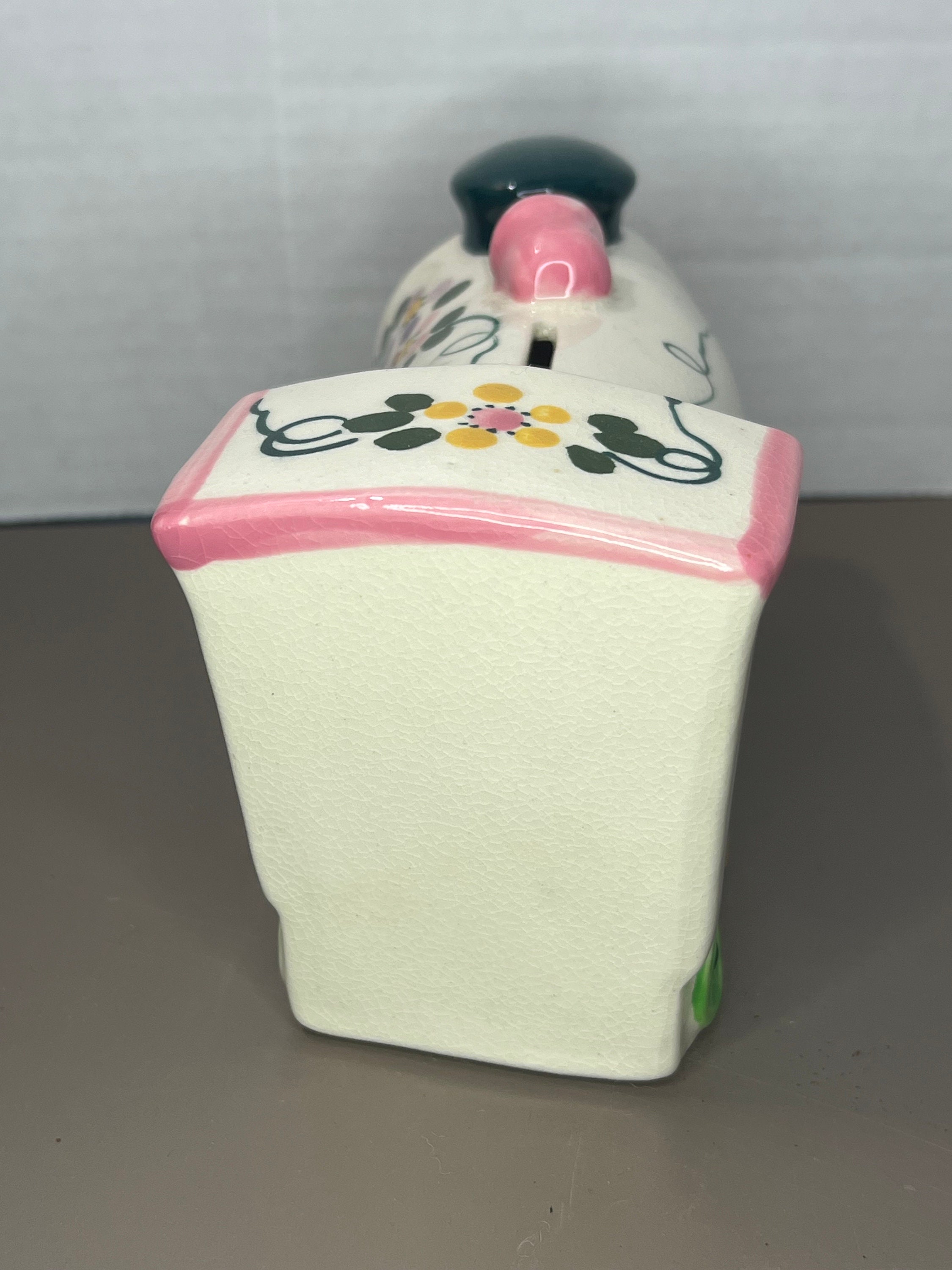 Vintage MCM Ceramic Hand Painted Train Bank Made in Japan - Etsy