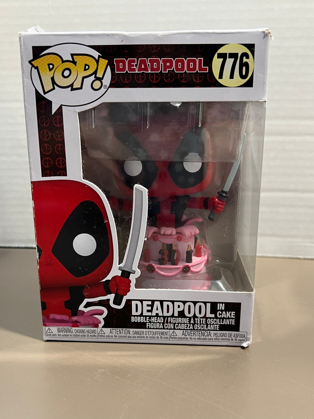 Funko Pop Marvel: Deadpool 30th in Cake Bobblehead #776 NIB - Etsy