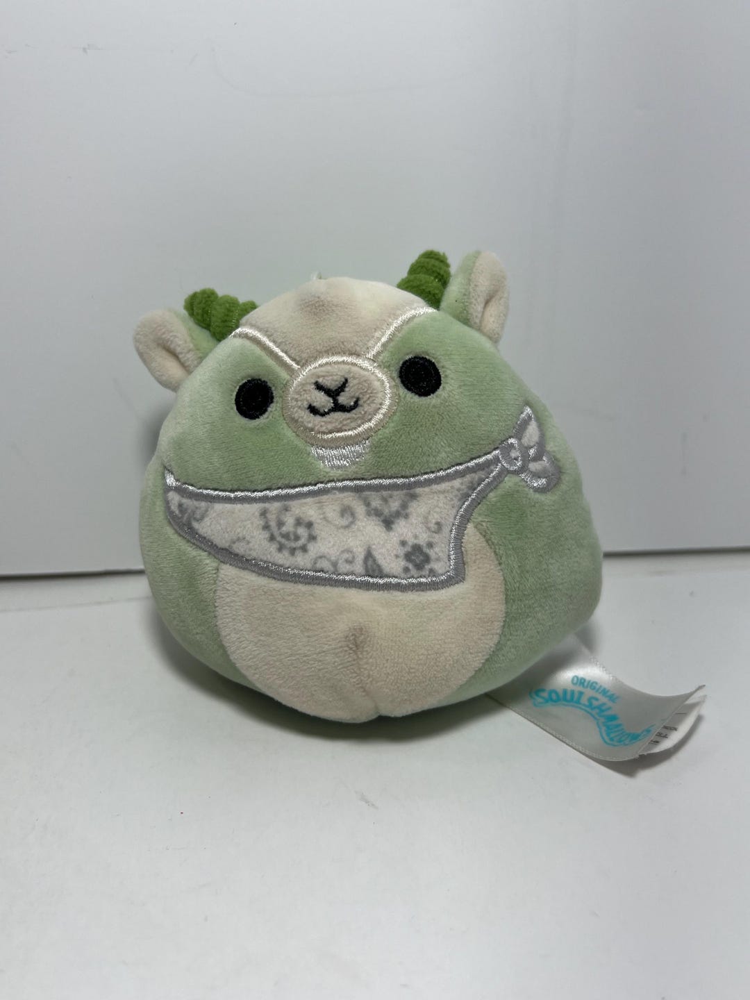 Squishmallow Kellytoy Key Ring Clip on Palmer the Goat Easter Squad - Etsy