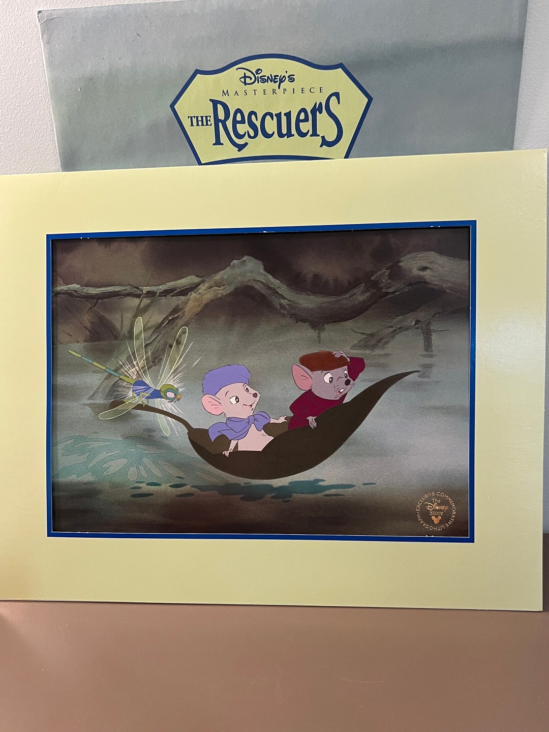 Disney Store Exclusive Commemorative Lithograph the Rescuers - Etsy