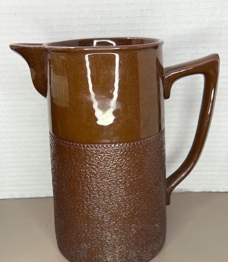 Rare Vintage Sadler Brown Glazed Ceramic Coffee Pot With Pebbled ...