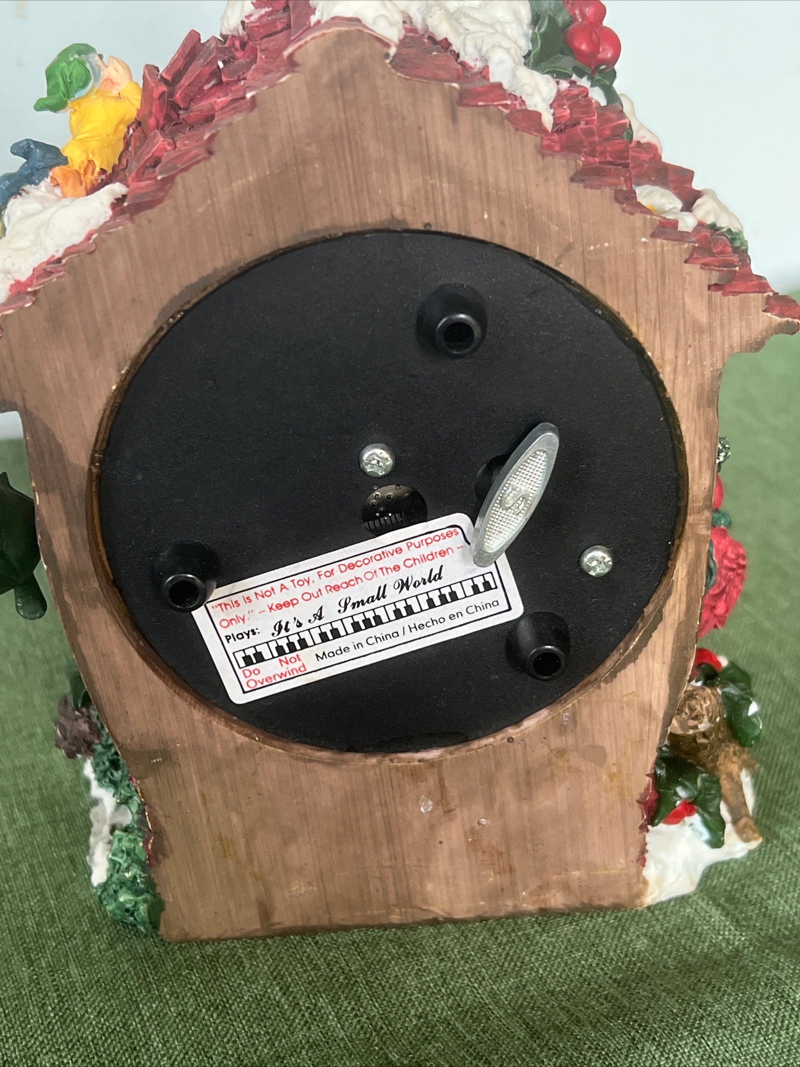 Vintage Christmas Chalet Animated Resin Music Box That Plays - Etsy