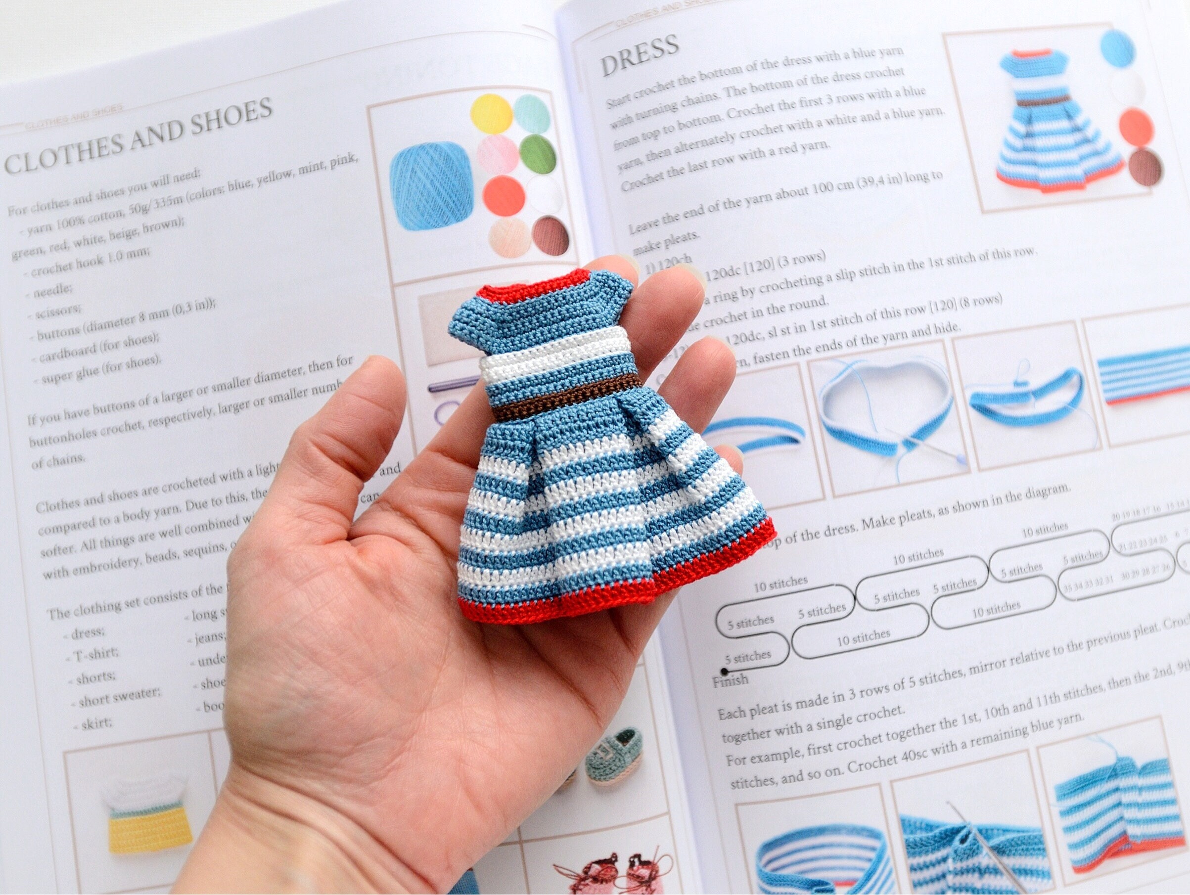 Craft Kit Book, DIY Crochet Craft Kit With Doll Pattern Book, Materials ...