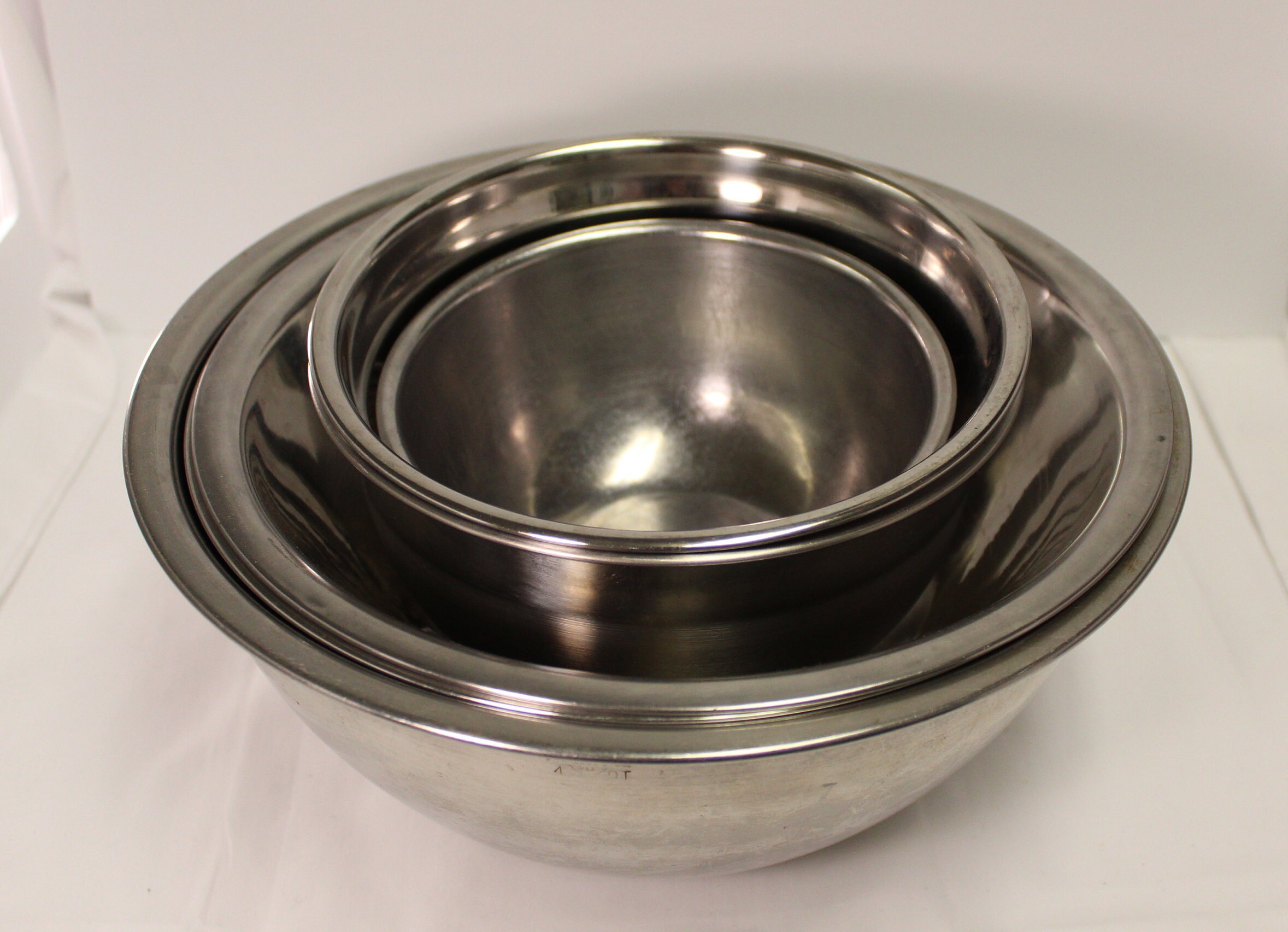 Stainless Steel Bowls 6 Various Sizes - Etsy