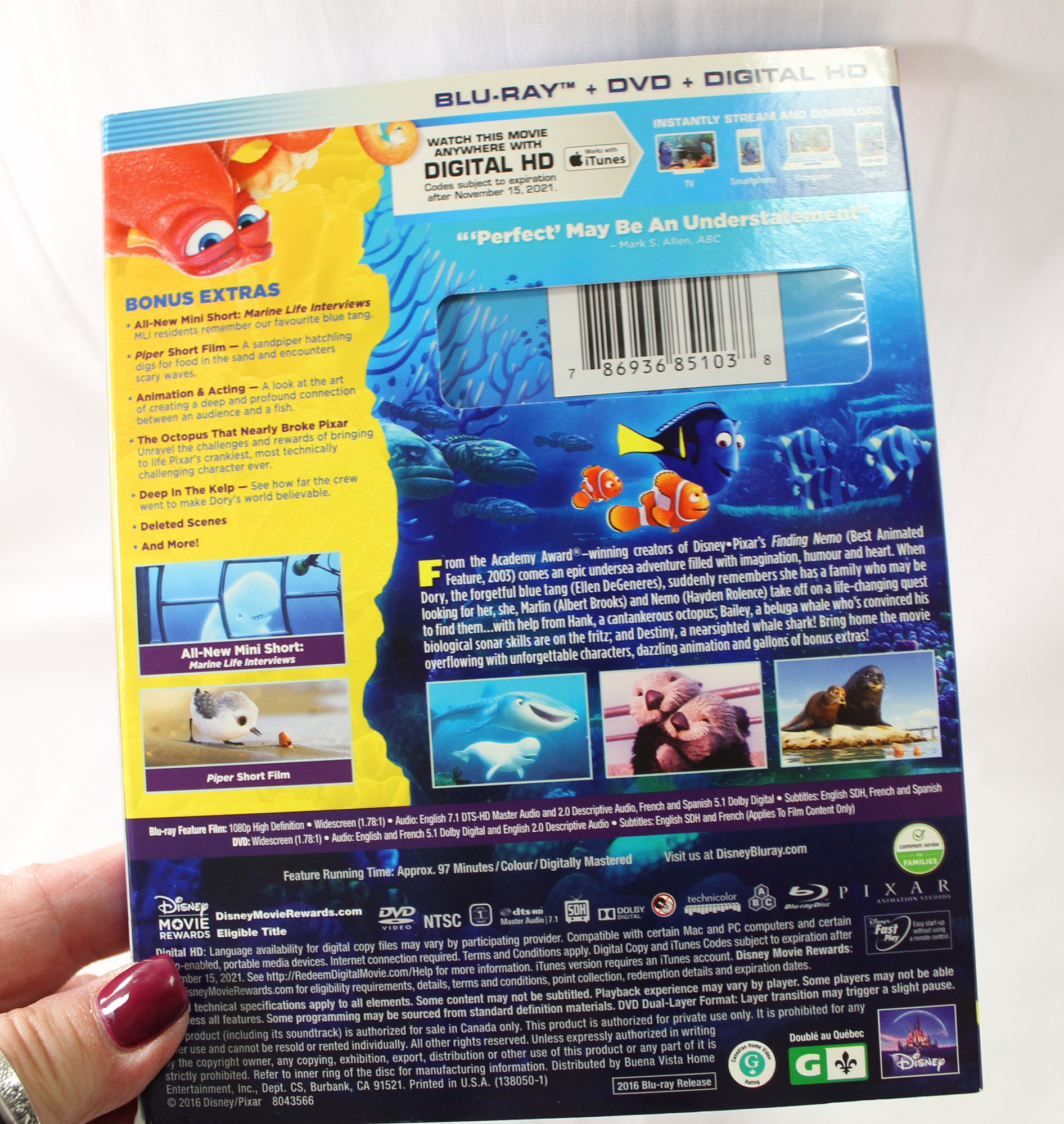 Finding Dory DV Blue Ray - DVD - Etsy