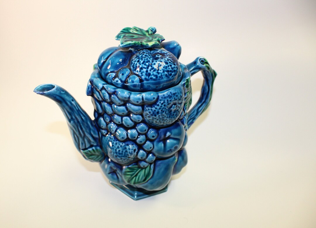 Inarco "mood Indigo Blue" Coffee Teapot - Etsy