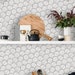 Recycled Glass 3D Hexagon Tile - Etsy