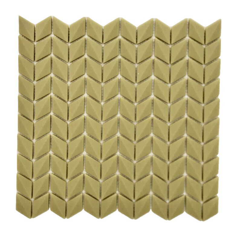 Recycled Glass Chevron Tile - Etsy