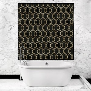 Marble Tile With Brass Inlay - Etsy