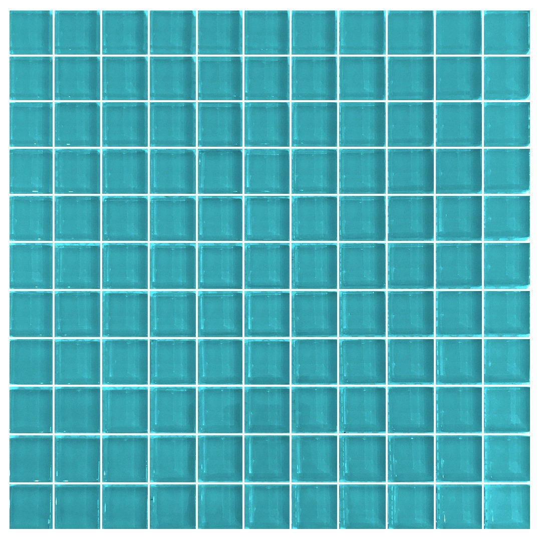 1 X 1 Mosaic Glass Tile - Etsy
