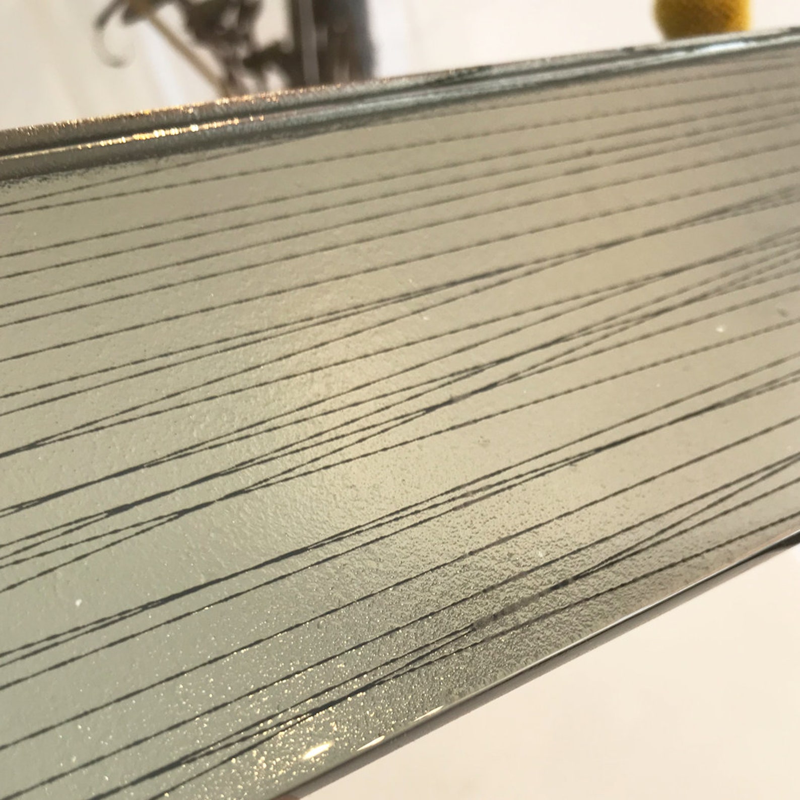 Silver Linings 3 X 8 "metallic" Glass Tile - Etsy