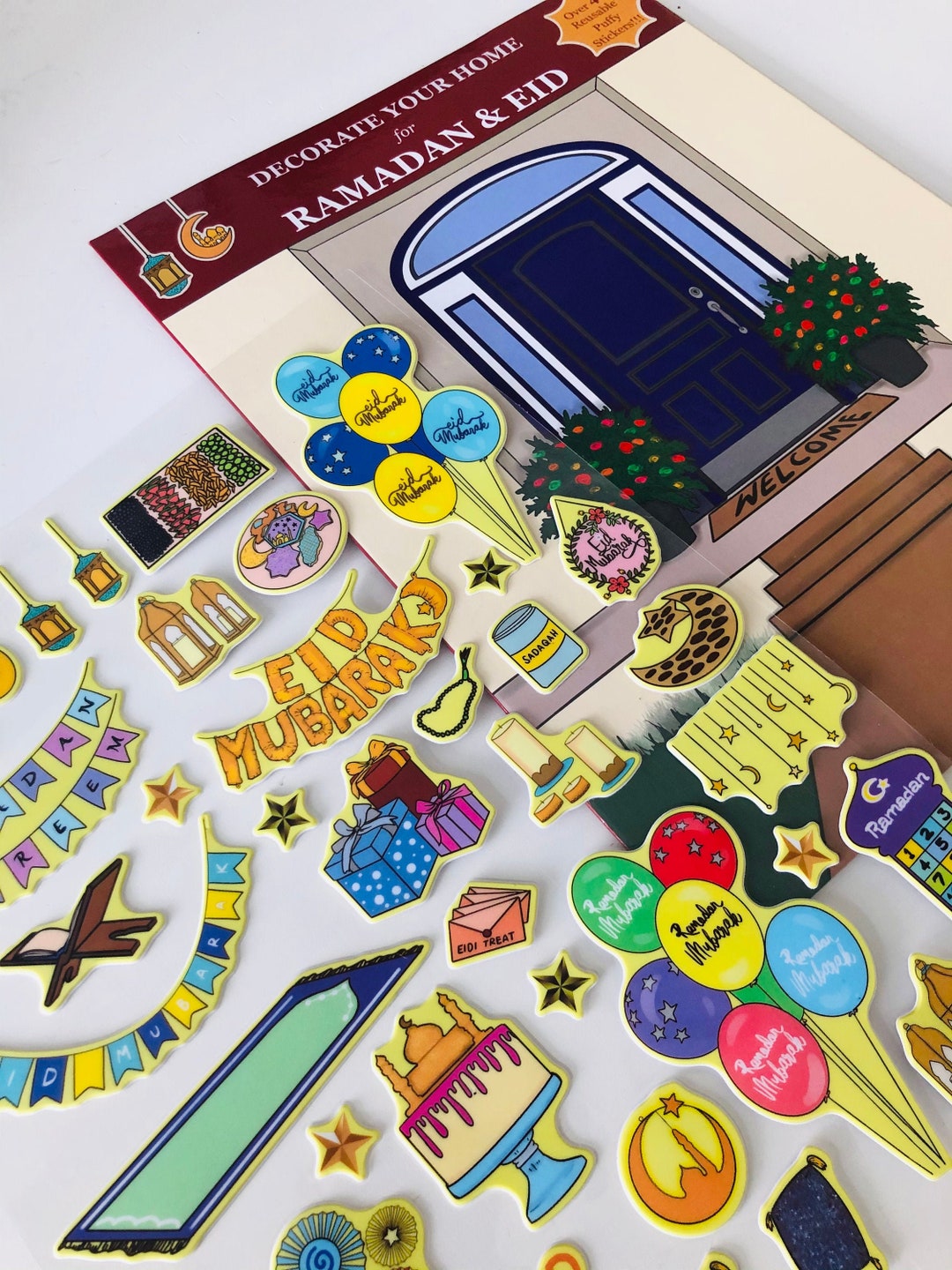 Ramadan Stickers, Islamic Gift, Islamic Book for Kids, Ramadan Activity ...