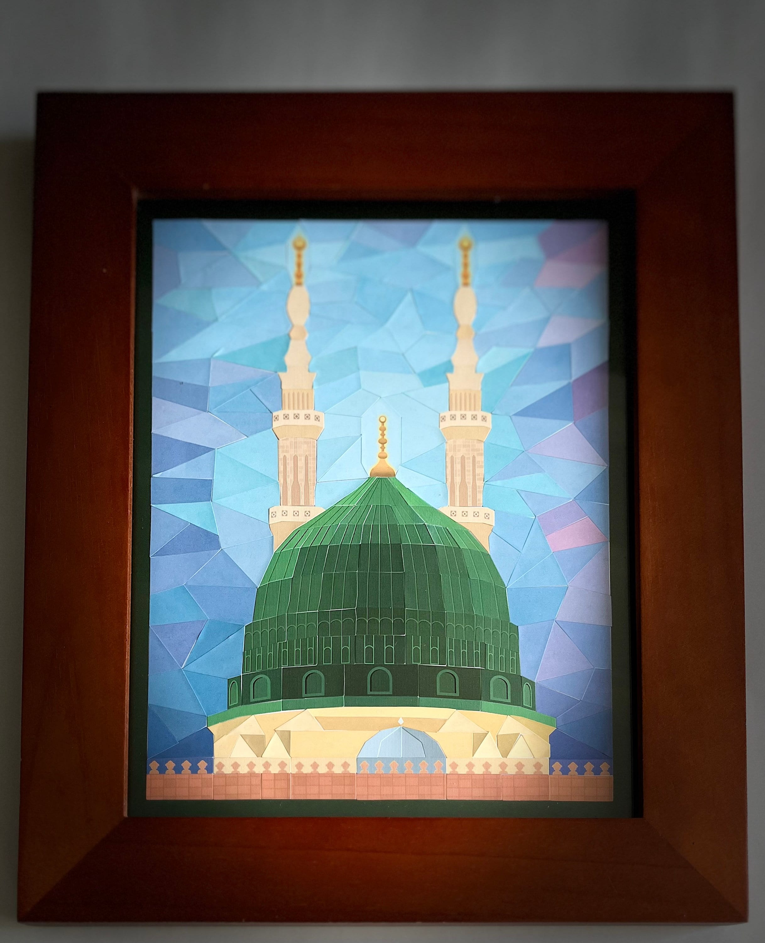 Masjid an Nabawi Stickers Set, Madina Paint by Sticker, Mosque Art by ...