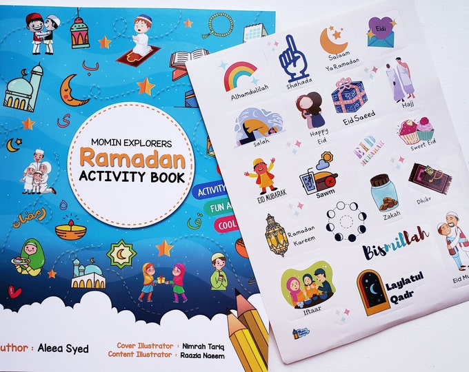 Ramadan Activity Book, Islamic Book for Kids, Calendar for Kids ...