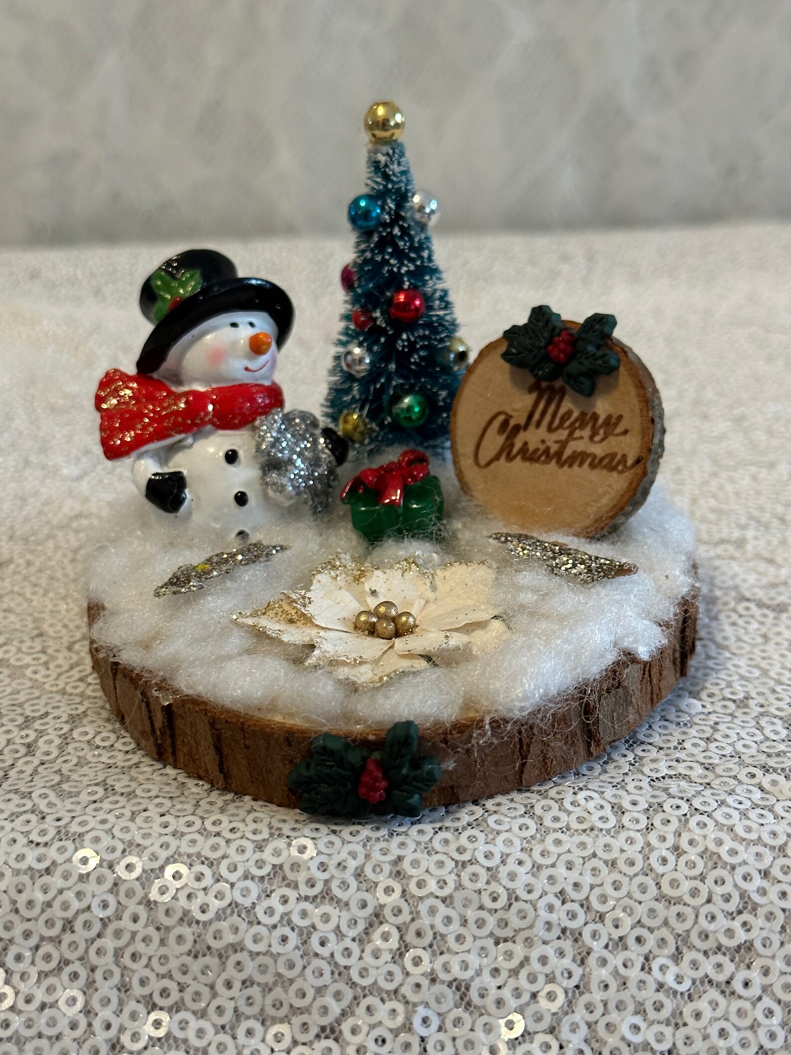 Miniature Christmas Scenes, Miniature Wood Scenes, Wood Base Scenes ...