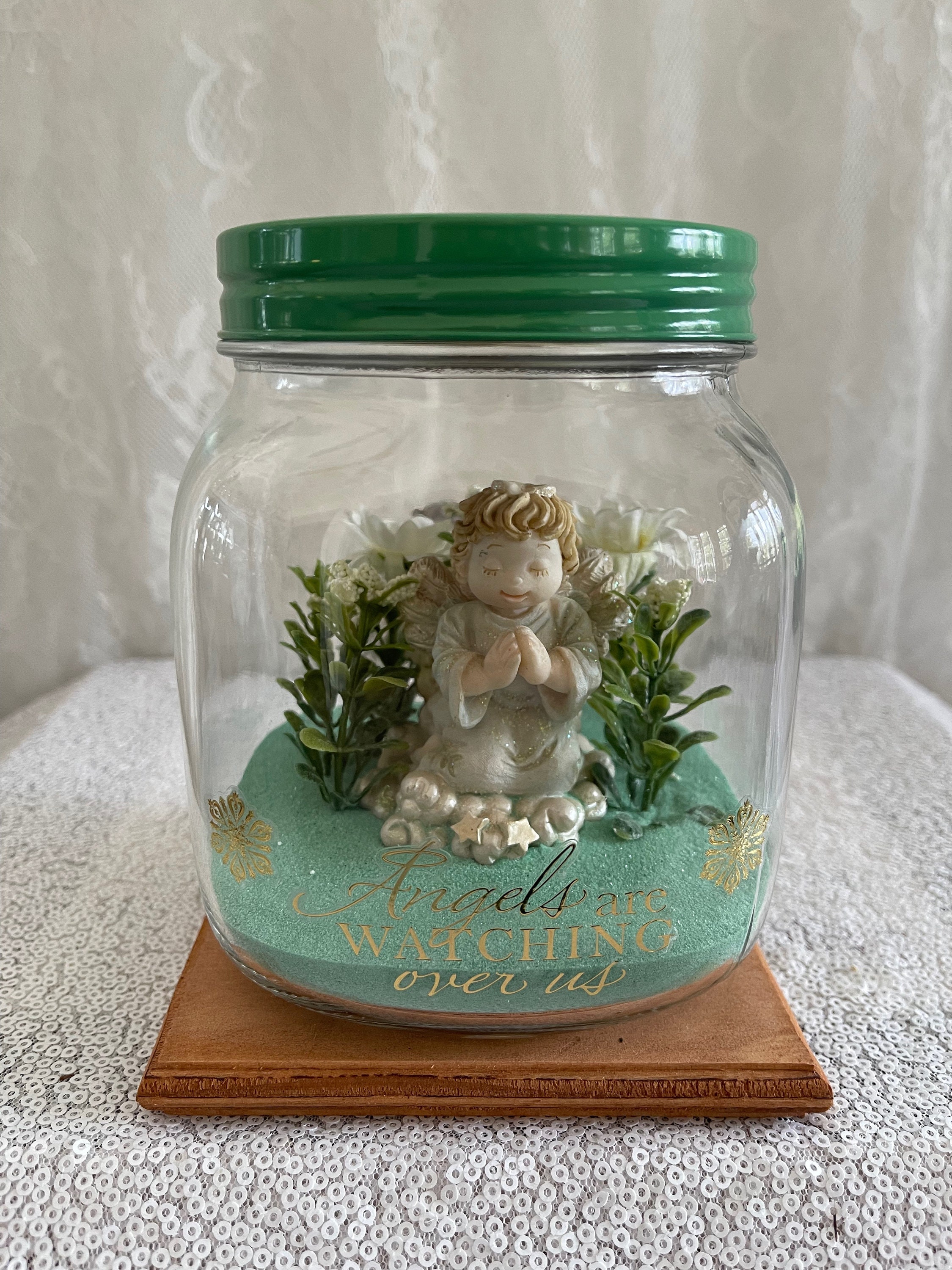 Angels, Christmas Decor, Angel Decor, Table Decor, Angel Christmas Jar ...