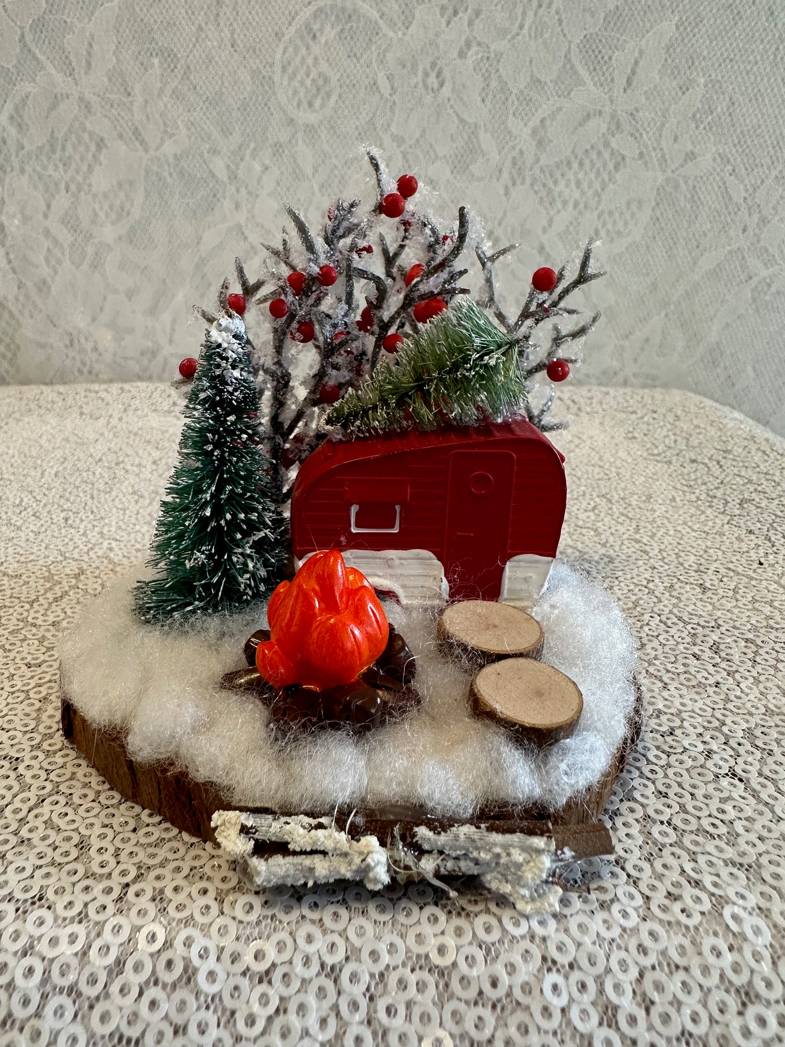 Miniature Christmas Scenes, Miniature Wood Scenes, Wood Base Scenes ...