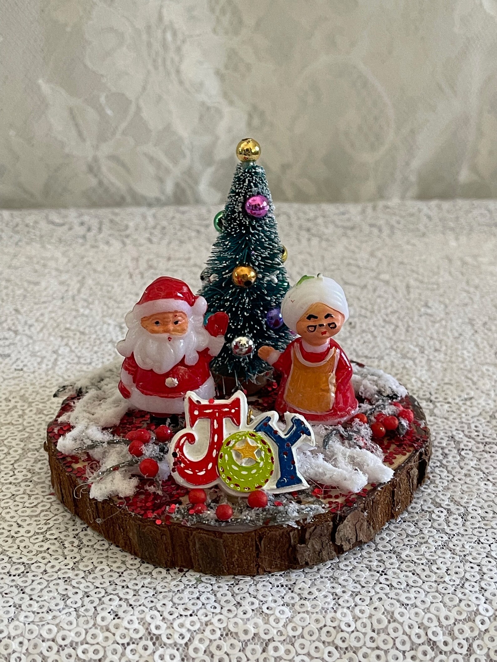 Miniature Christmas Scenes, Miniature Wood Scenes, Wood Base Scenes ...