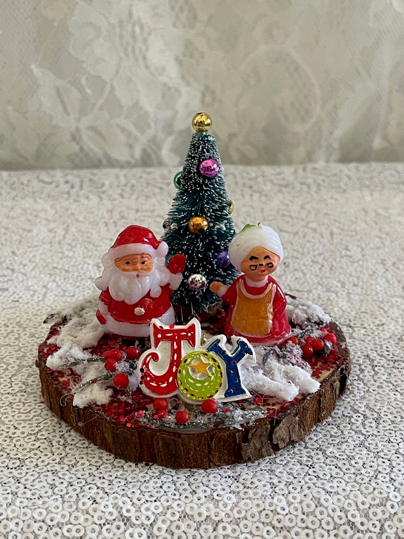 Miniature Christmas Scenes, Miniature Wood Scenes, Wood Base Scenes ...