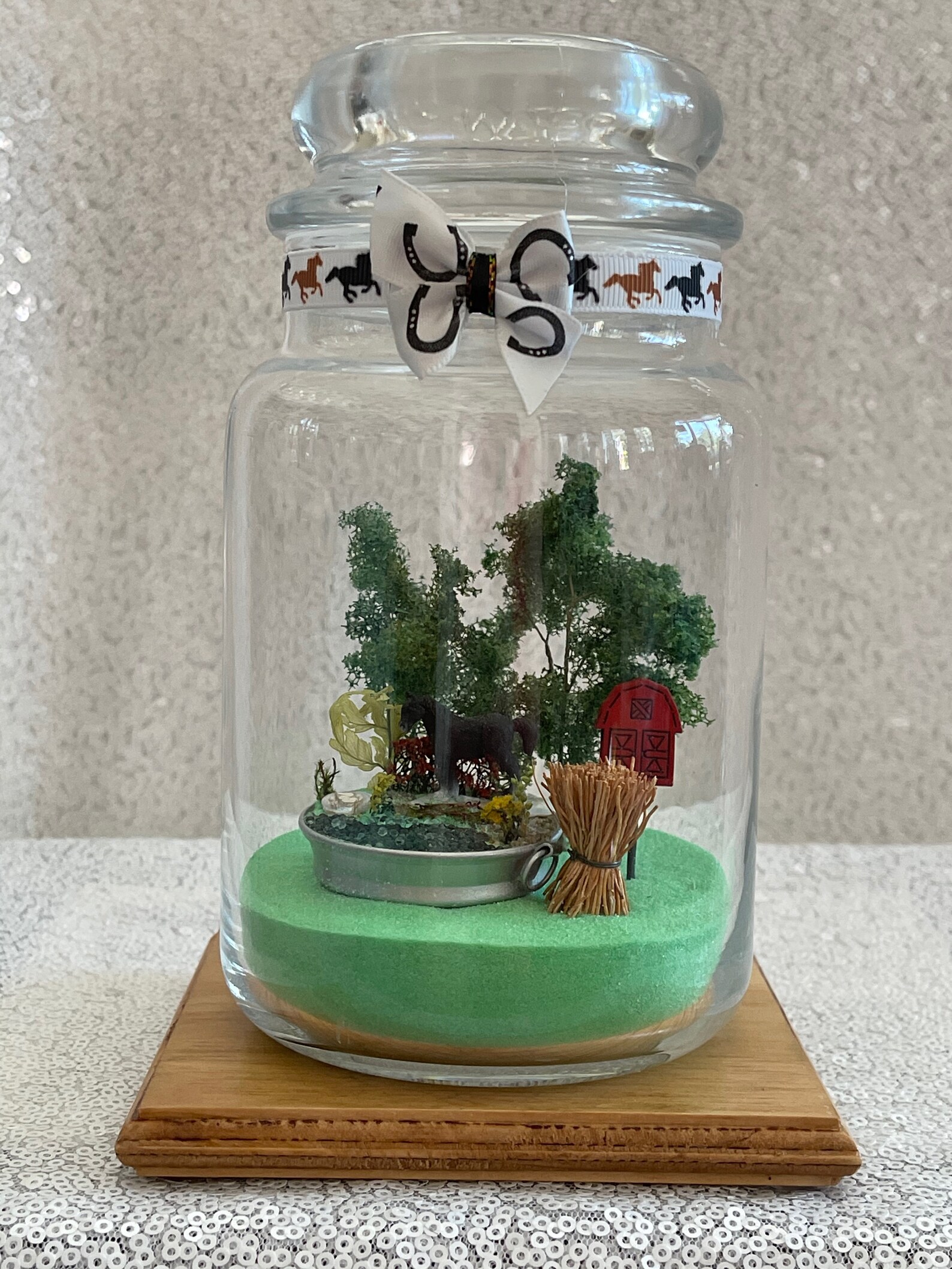 Animal Jars Farm Jars Animals Farm Horses Cows Pig - Etsy