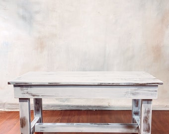 Solid Wood Bench - Etsy