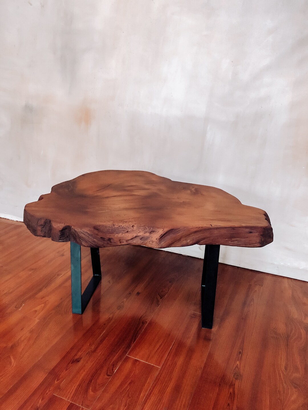 Custom Live Edge Coffee Table - Redwood, Maple, Walnut, Hickory, Pine ...