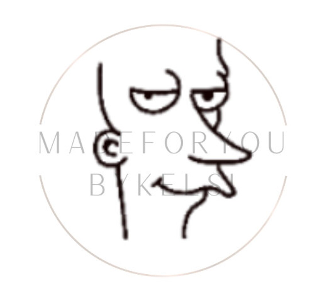 Sideshow Bob and Cecil Digital PNG Files - Etsy