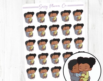 Keke Bath Time Character Planner Stickers, Activity Planner Stickers - Etsy