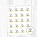 Keke Bath Time Character Planner Stickers, Activity Planner Stickers - Etsy